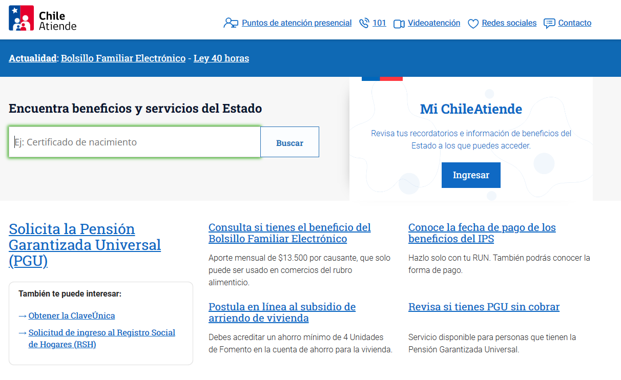 Conoce el sitio de ChileAtiende y qué trámites se pueden realizar ...